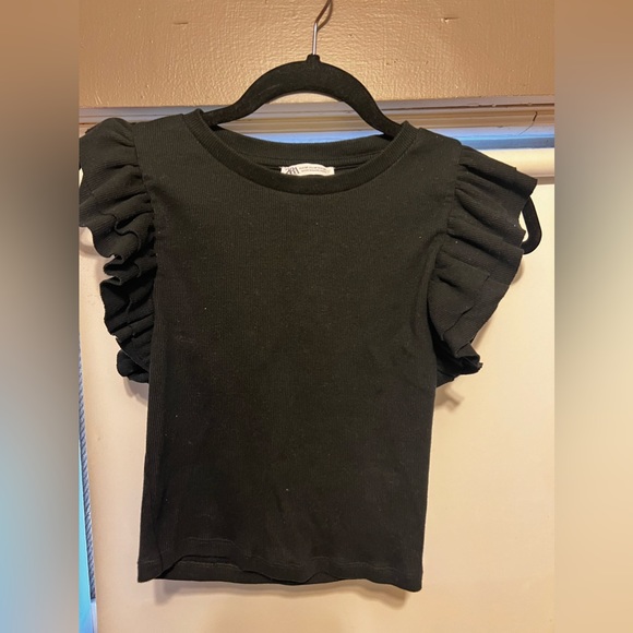 Zara | Tops | Zara Short Sleeve Top | Poshmark